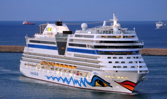 AIDAblu startet ab Kiel - an Bord